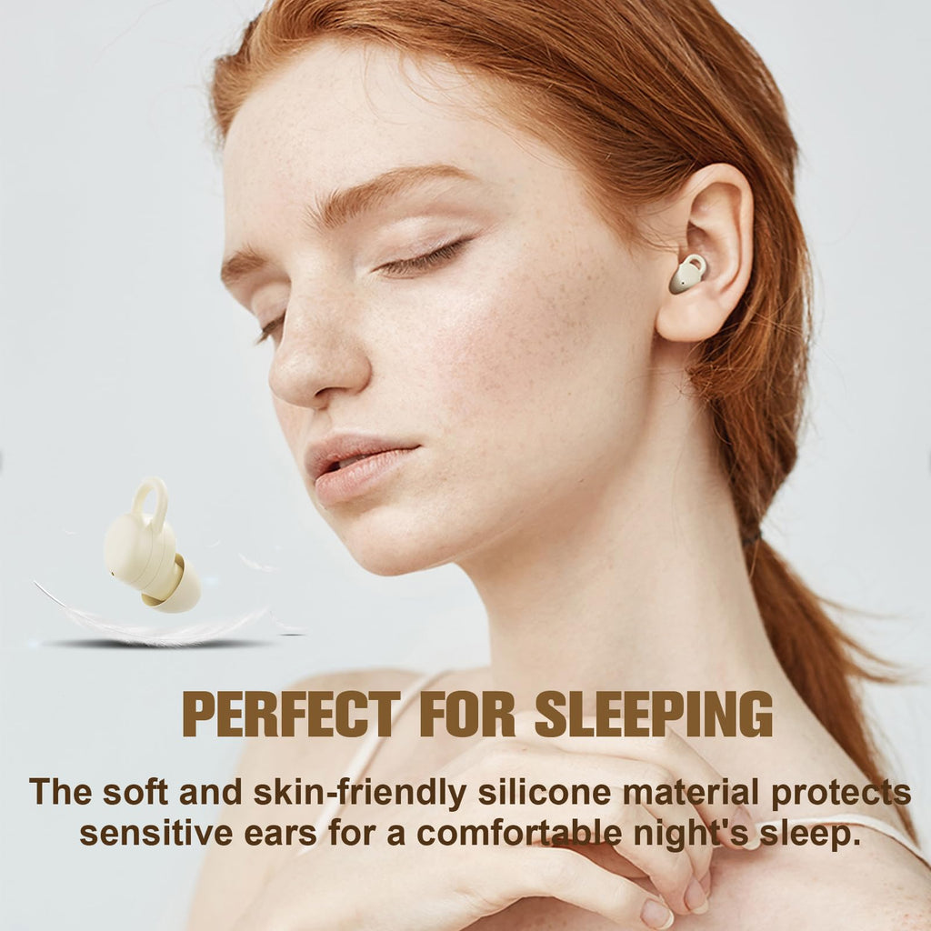 XMENHA Wireless Bluetooth Sleep Earbuds In Ear Noise Cancelling Soft H