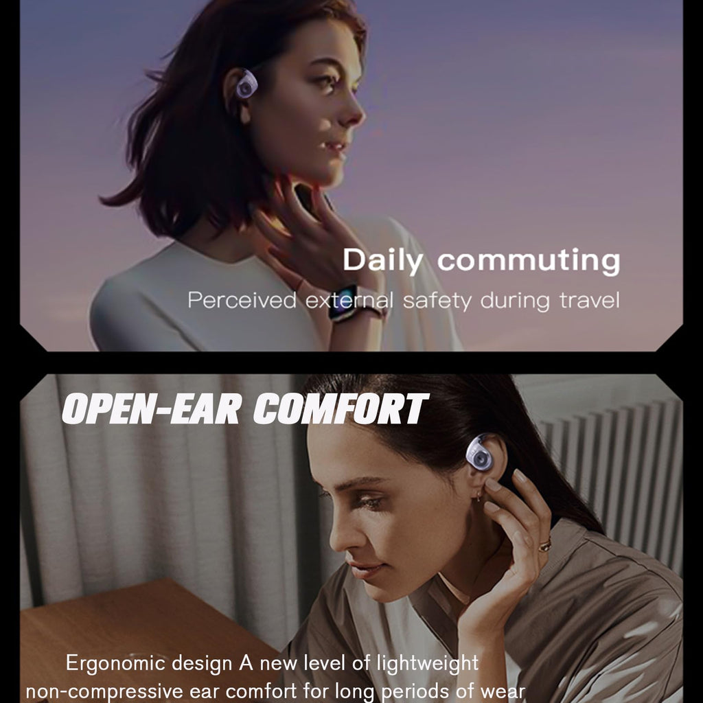 XMENHA Open Ows Hanging Earphones 5.4 Bluetooth Earphones for Liberati